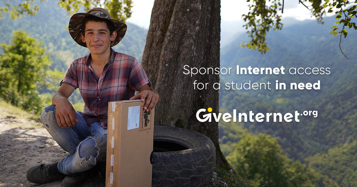 Give Internet Access To A Student In Need